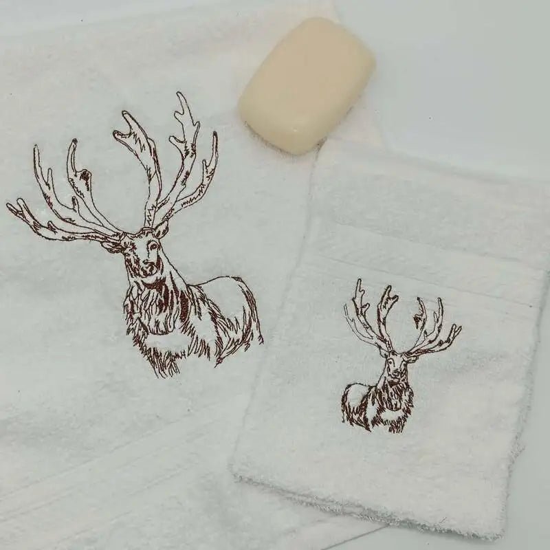 Stickdatei Hirsch Scribble | stiXXie