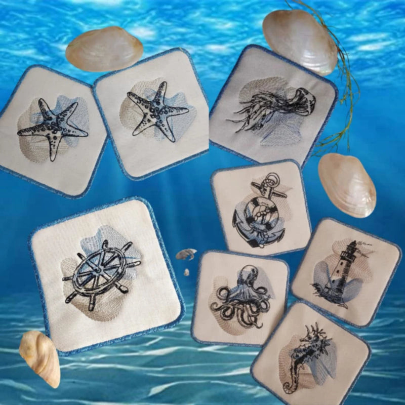 Stickdatei Maritim Vintage Paket | stiXXie